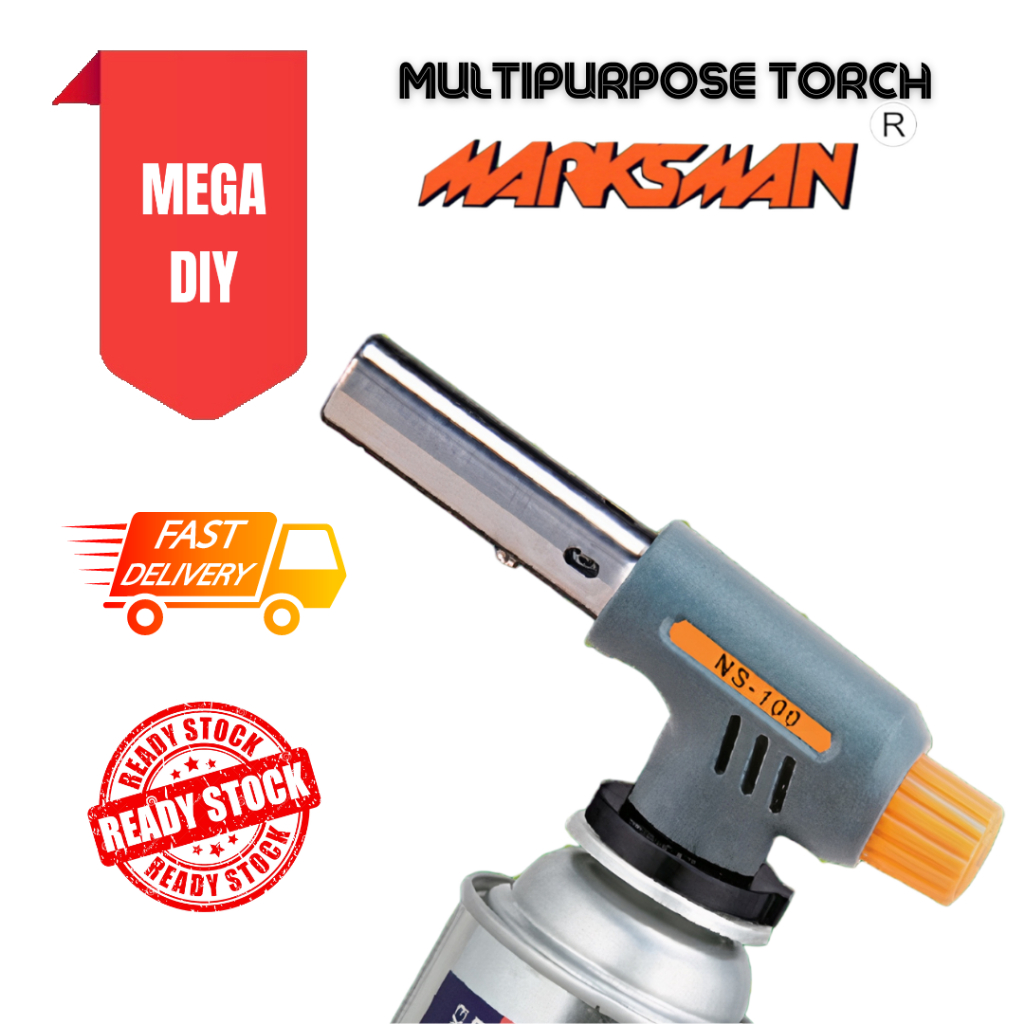 Marksman Multipurpose Torch Flame Gun Gas Torch Camping Welding ...