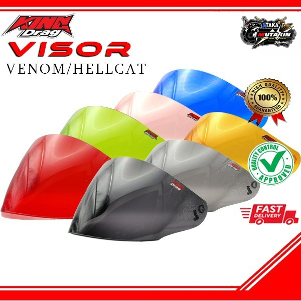 KING DRAG VISOR HELLCAT VENOM VISOR VENOM VISOR HELLCAT VISOR VENOM ...
