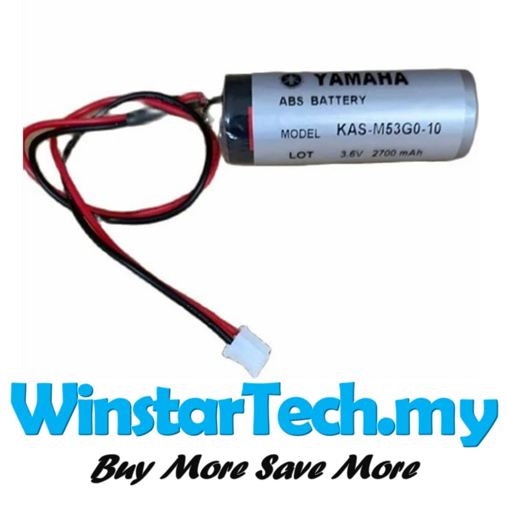 YAMAHA ER17/50 KAS-M53G0-10 3.6V RCX240 Controller Battery | Shopee ...