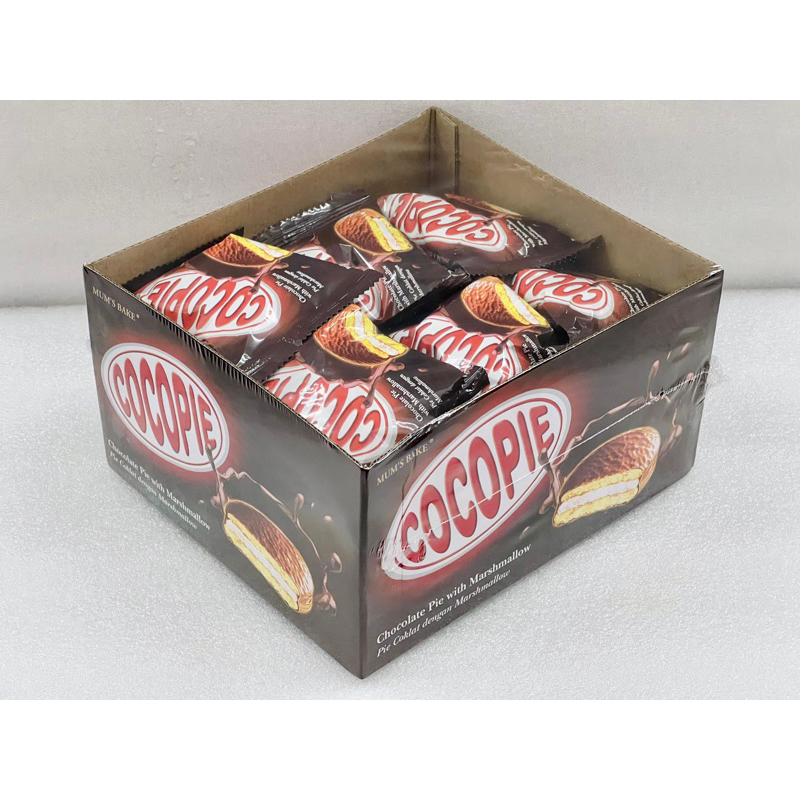 25g X 24s Cocoaland Mums Bake Cocopie Original And Dark Chocolate Pie With Marshmallow Halal