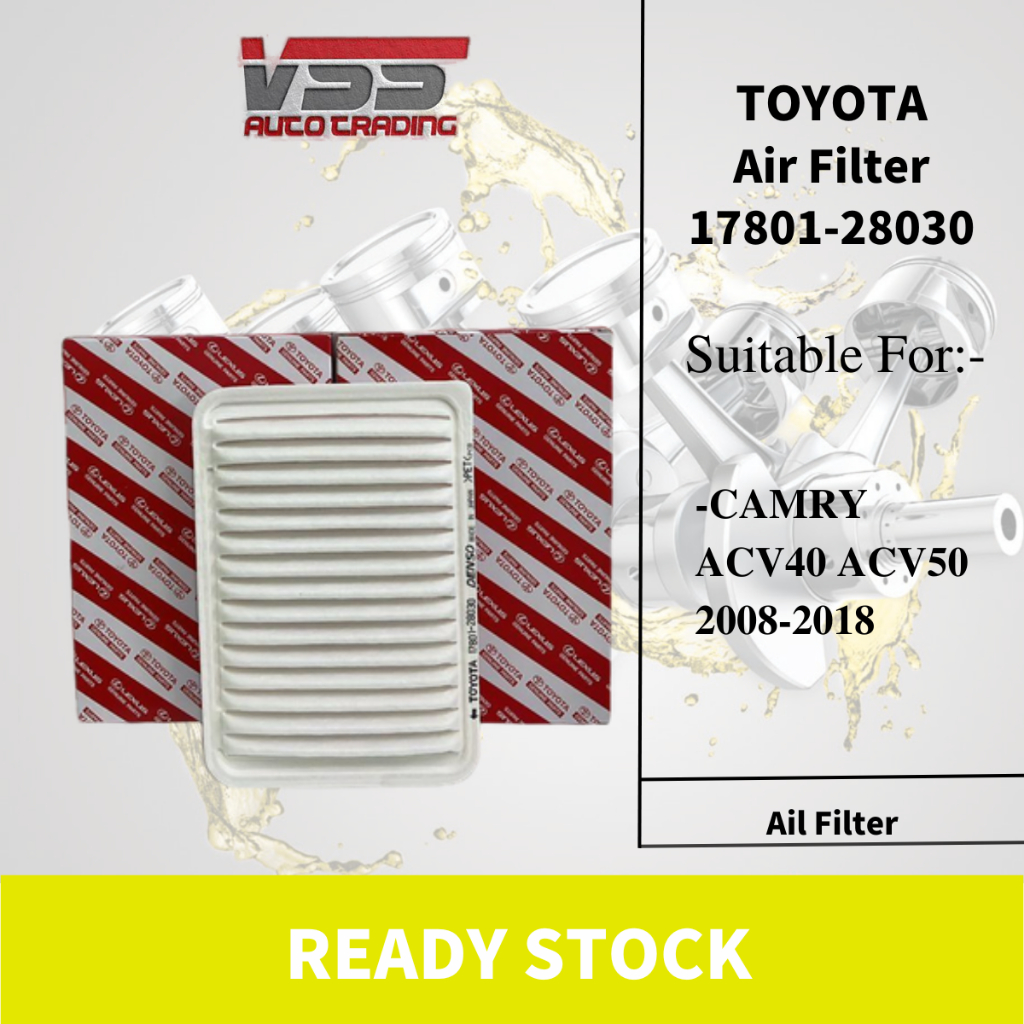 Original Toyota Camry ACV40 ACV50 ASV50 2.0 2.4 2006 2017 Engine Air ...