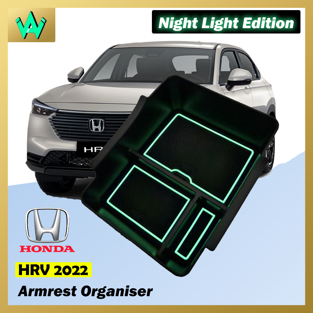 Honda New HRV 2022 Car Armrest Organiser Organizers Storage Box Tempat ...