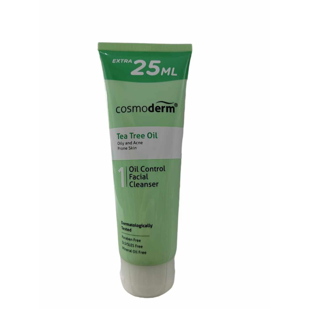 Cosmoderm Tea Tree Oil Facial Cleanser 125mL EXTRA 25mL | Shopee Malaysia
