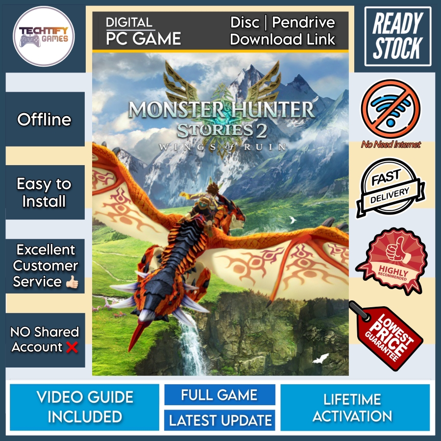 [PC Game] Monster Hunter Stories 2: Wings of Ruin - Offline [Disc ...