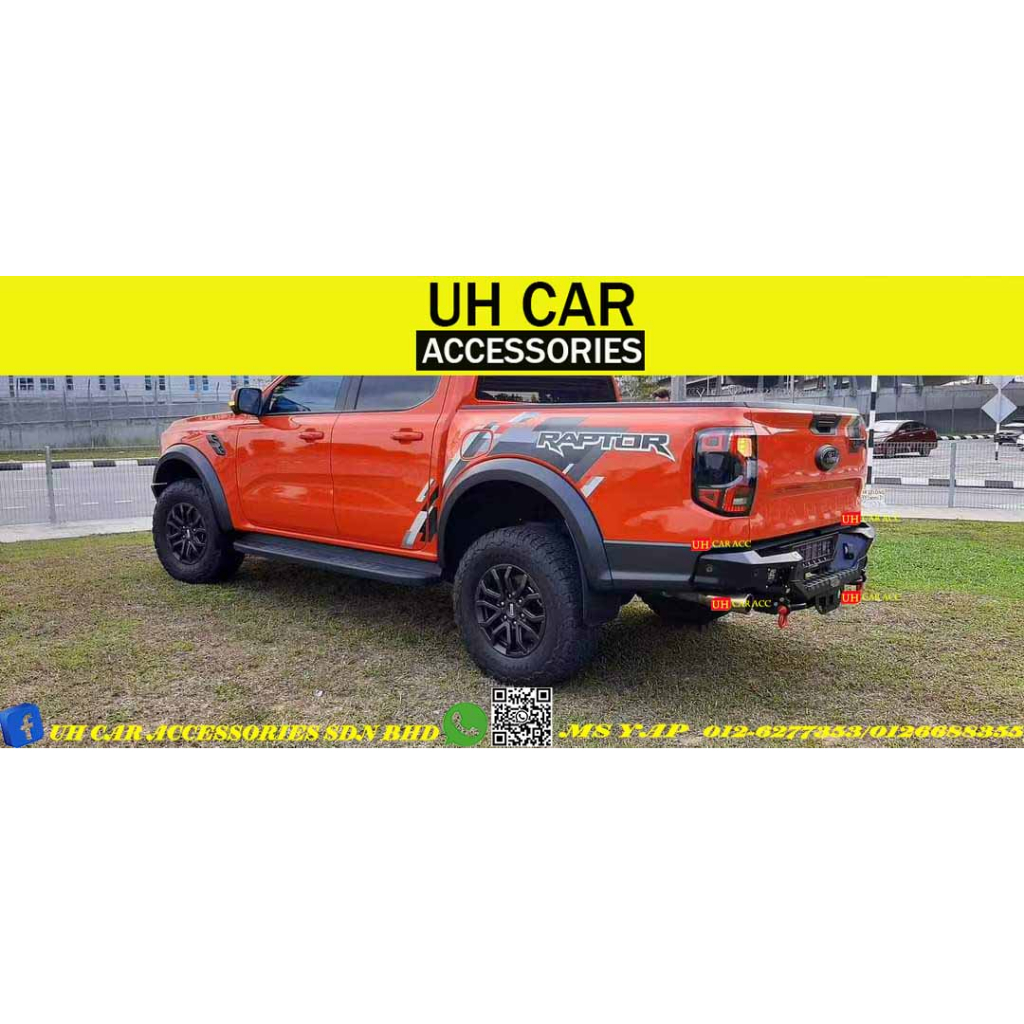 FORD RANGER T9 2022 2023 RAPTOR HAMER REAR BUMPER BULL BAR | Shopee ...