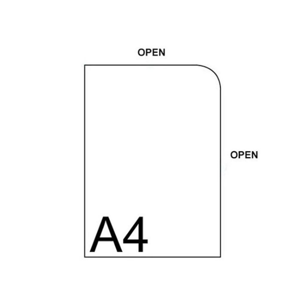 CBE 1466A (A4) / 1466F (F4) L Shape Transparent Folder / Document ...
