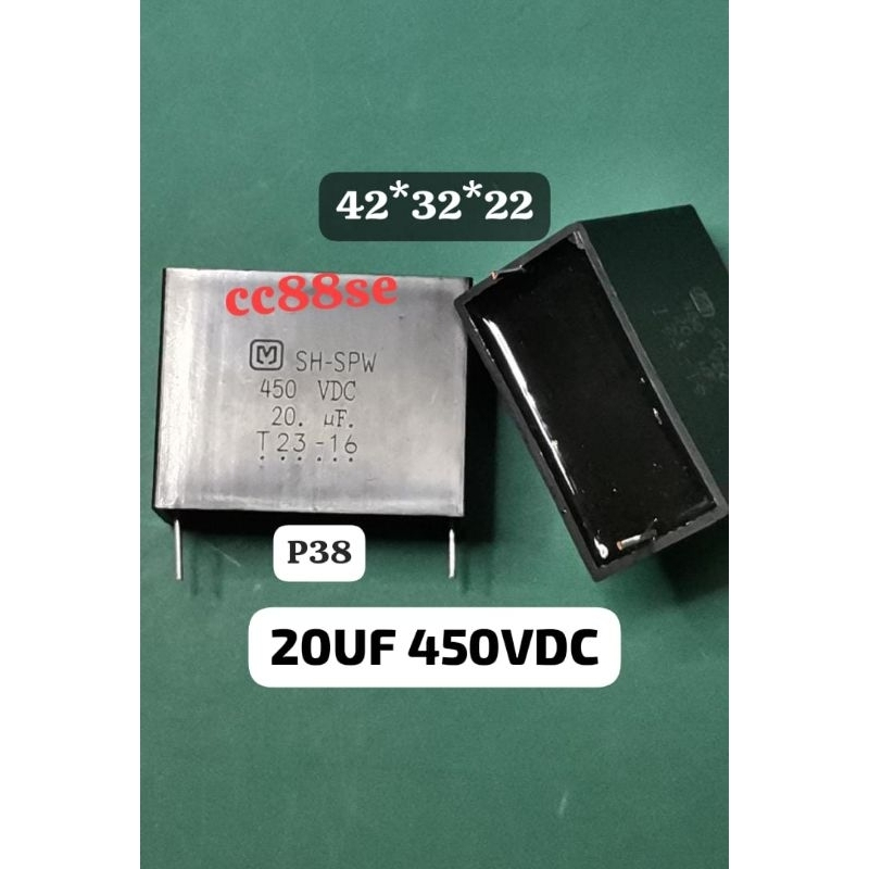 20UF 450V 20UF 450VDC 20J450V CAPACITOR 42*32*23 P38 | Shopee Malaysia