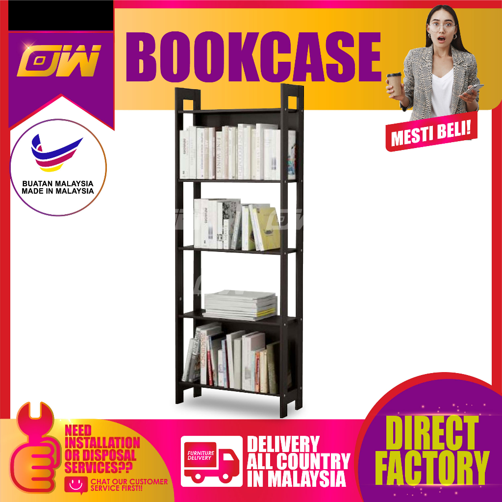 LAIVA 2 Feet Book Cabinet Filing Cabinet 62CM X 165CM / Office Cabinet ...
