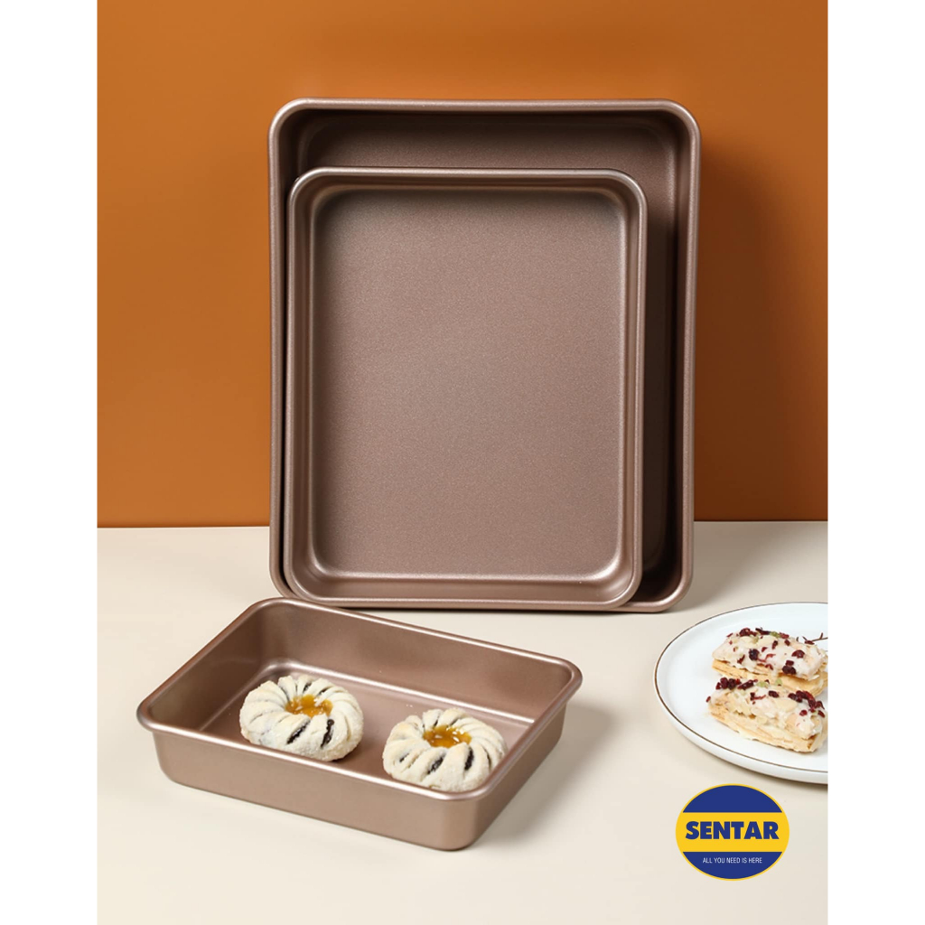 100% Ready Stock Japan KM Non-Stick Cake Bread Mould Tray Baking Pan ...