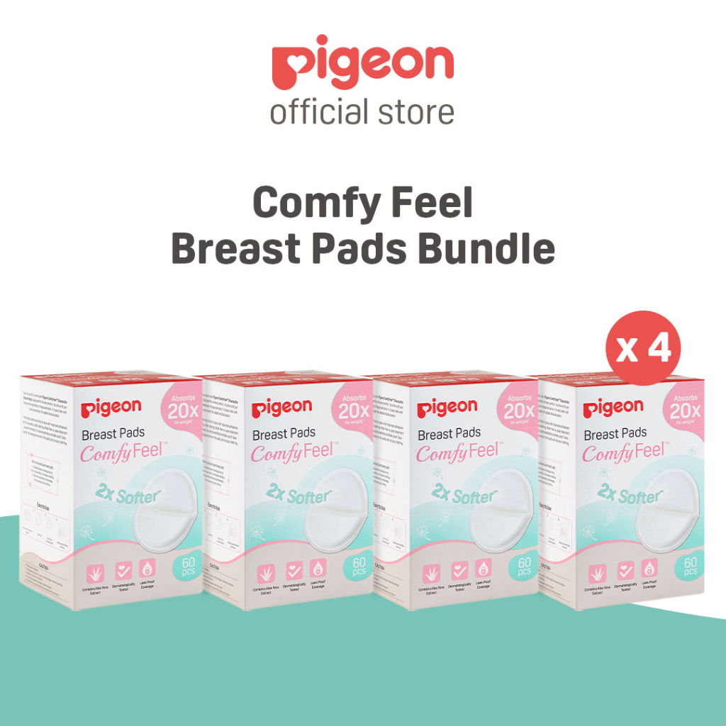 PIGEON Comfy Feel Breast Pads (60's x 4) | Shopee Malaysia