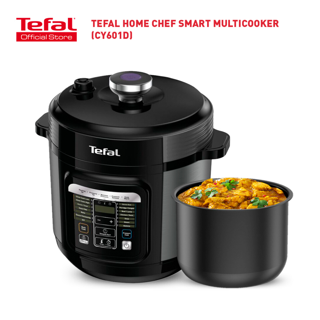 Tefal Home Chef Smart Multicooker 6L (CY601) (without extra pot) | Shopee Malaysia