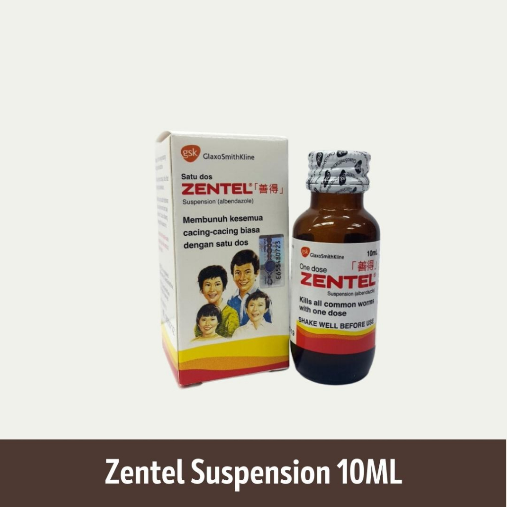 Zentel Suspension 10ML Single Pack / 2X10ML Twin Pack | Shopee Malaysia