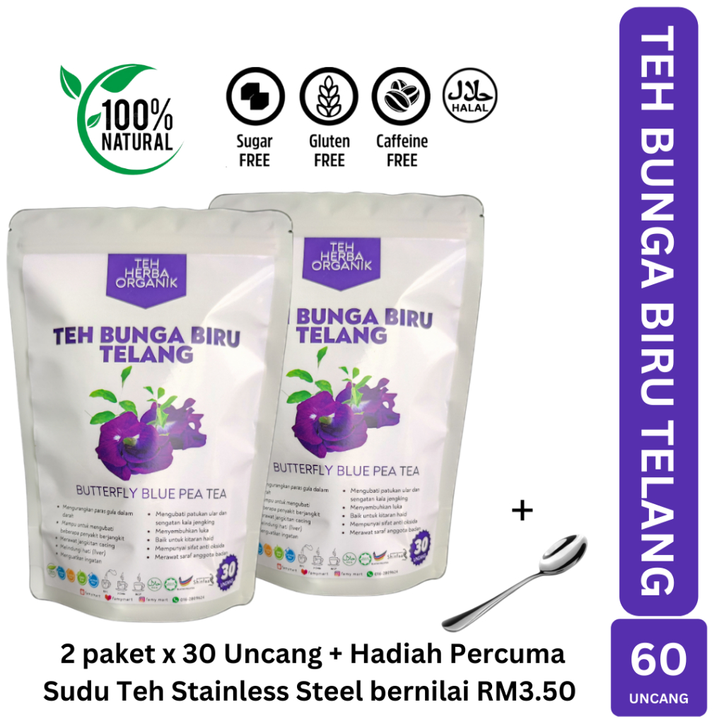 Butterfly Blue Pea Tea : Teh Bunga Biru Telang | Shopee Malaysia