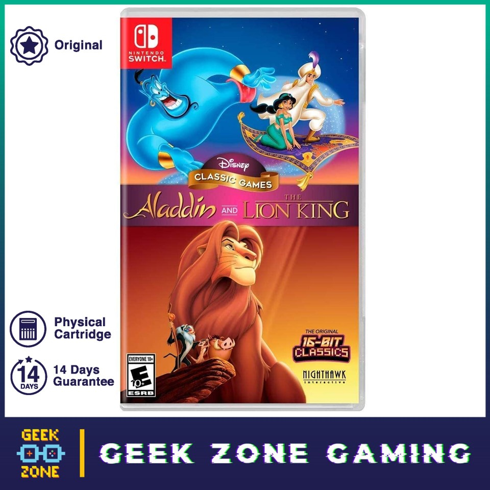 Nintendo Switch Disney Classic Games Aladdin and The Lion King (English ...