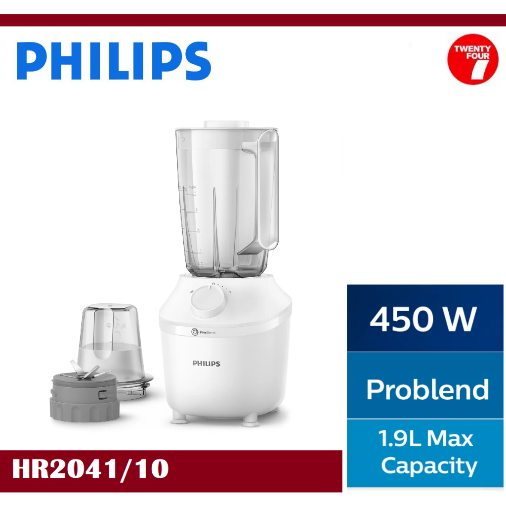 PHILIPS 3000 Series ProBlend System Blender 1L HR2041/10 (Single Jar ...