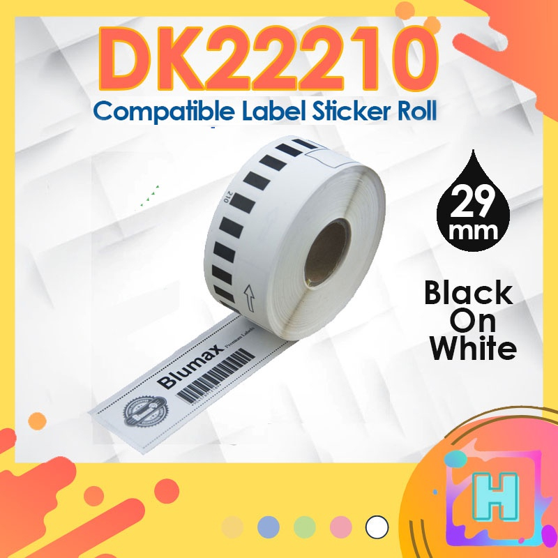 29mm Dk22210 compatible dk roll tape Label Printer QL700 QL800 QL820NWB ...