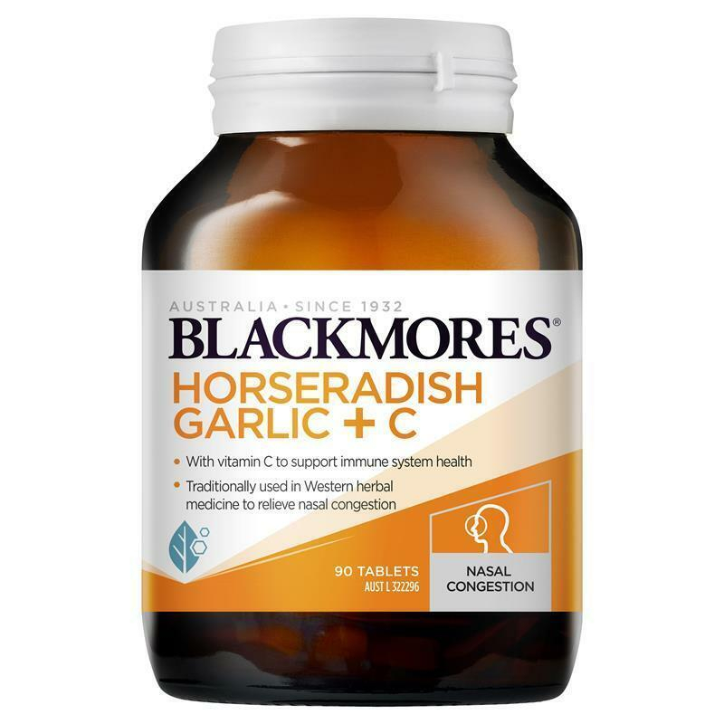 Blackmores Horseradish Garlic + Vitamin C 90 Tablets(1/2025) | Shopee ...