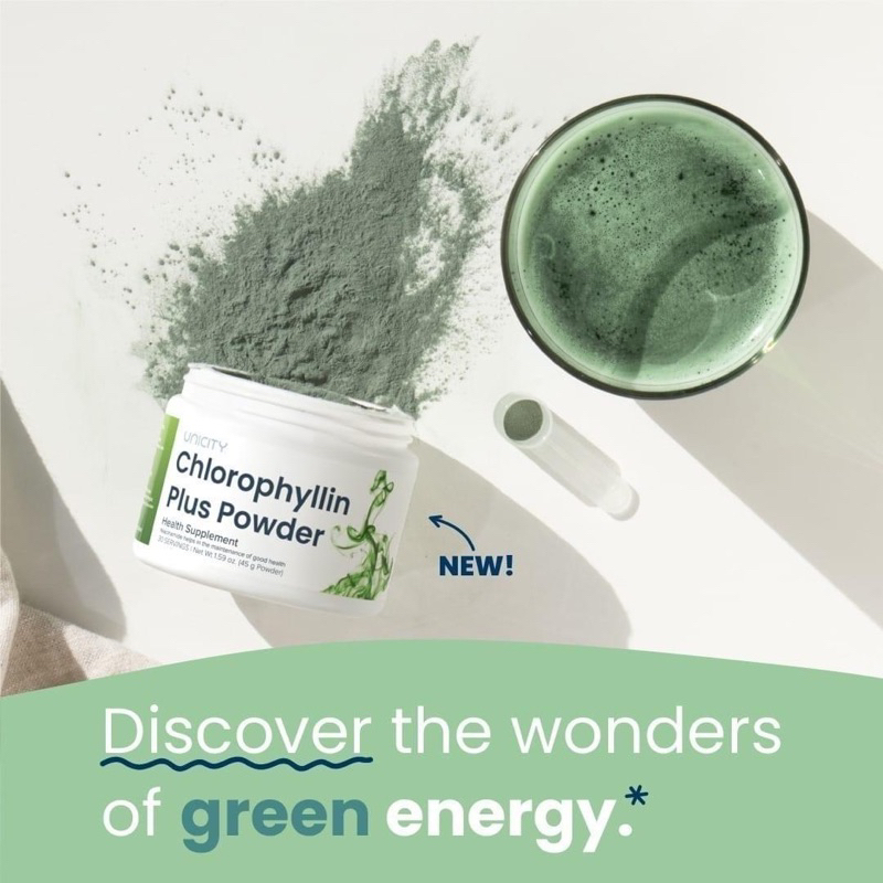 Unicity Chlorophyllin Plus Powder【New Packaging】 | Shopee Malaysia