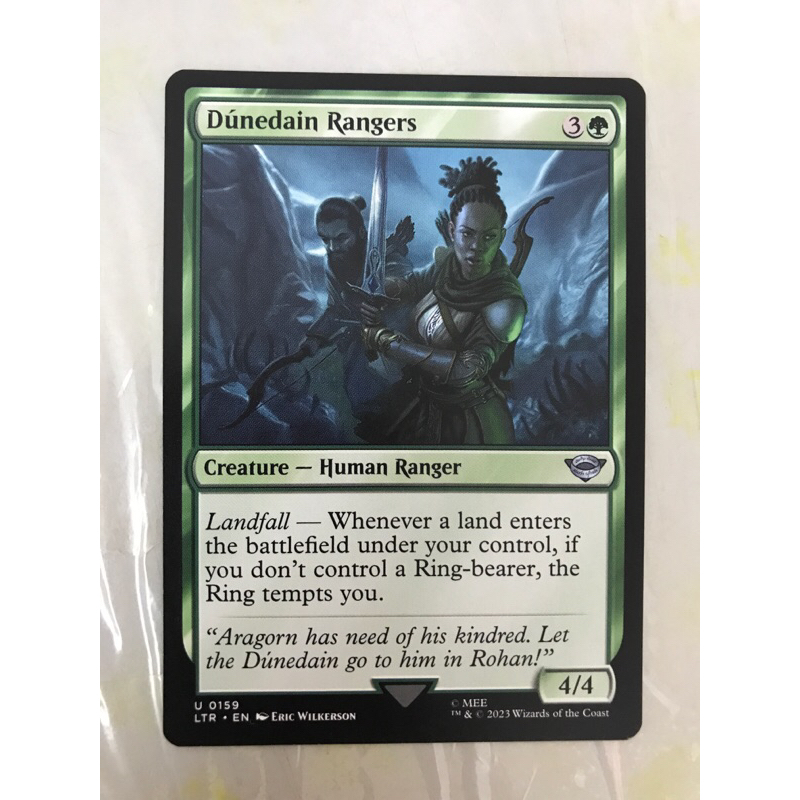 Magic The Gathering Dunedain Rangers (LTR) | Shopee Malaysia