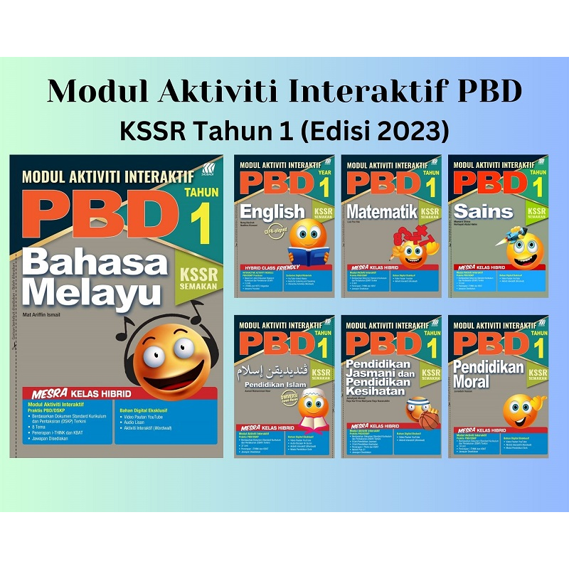 Sasbadi - Modul Aktiviti Interaktif PBD KSSR Tahun 1 (Edisi 2023) | Shopee Malaysia