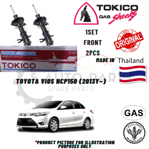 TOYOTA VIOS NCP150 (2013Y~)(FRONT) 100% ORIGINAL BRAND TOKICO TKC SHOCK ABSORBER | Shopee Malaysia