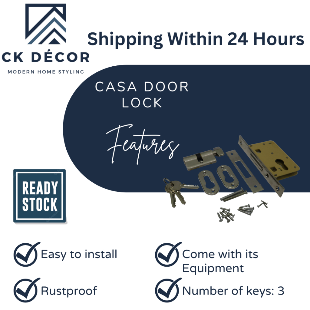 Casa Door Lock (SET) | Shopee Malaysia