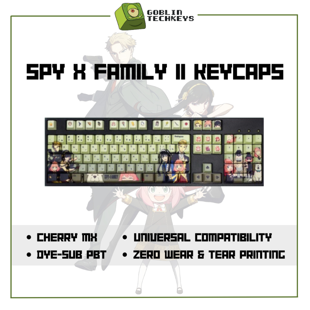 Cute Fan-Made Spy x Family II Theme Keycaps Set | Shopee Malaysia