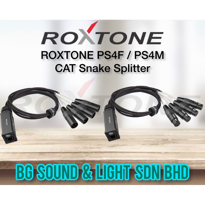 Roxtone PS4F / PS4M – 4 Ch CAT Snake Splitter ( 1set ) | Shopee Malaysia