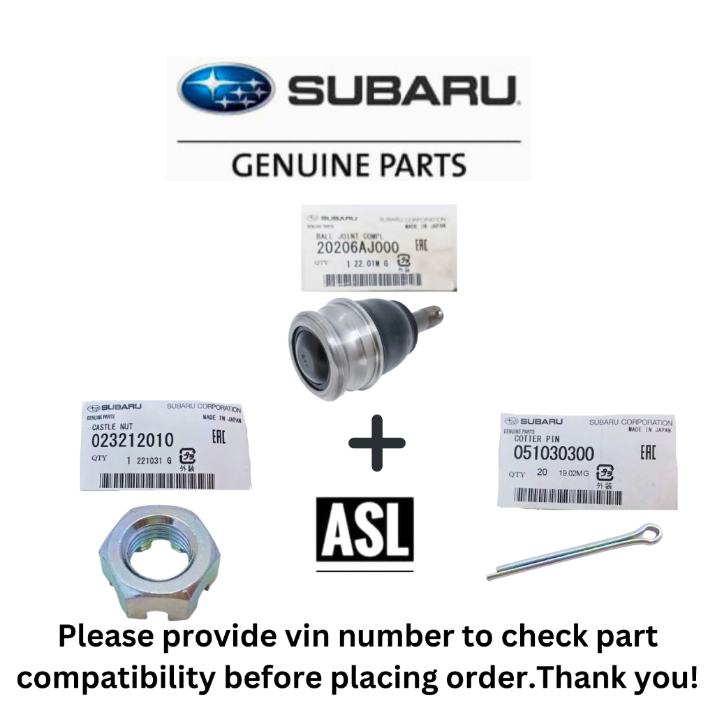 20206AJ000 (1pc) Genuine Subaru Ball Joint XV Forester Impreza WRX STI ...