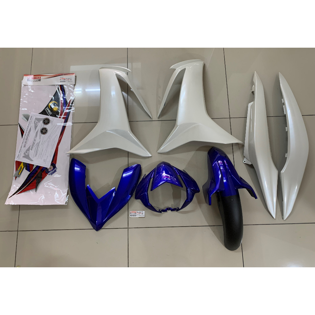 YAMAHA LC135FI V8 BODY COVER SET WITH STICKER 5MRO MALAYSIA LIMITED ...