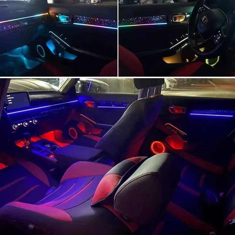 HONDA CIVIC FE 2022-2023 INTERIOR MULTI COLORS LED AMBIENT LIGHT LIGHTS ...