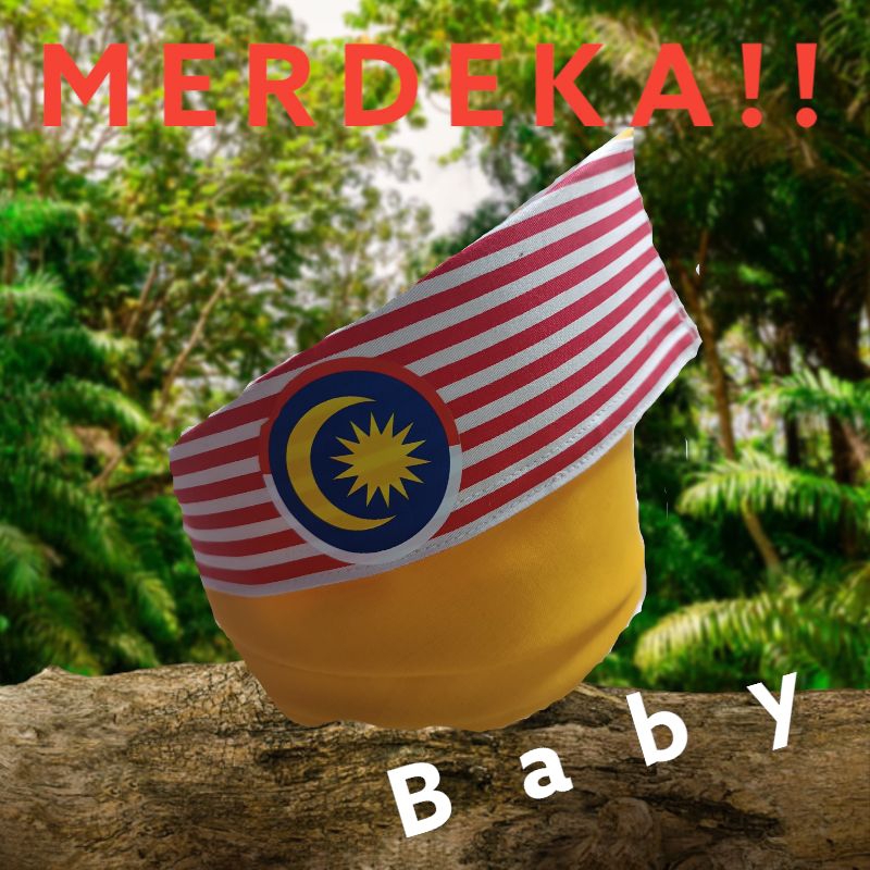 Tanjak Tengkolok Destar Cotton Baby Merdeka | Shopee Malaysia