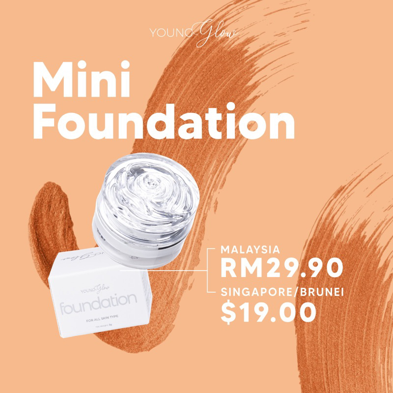 MINI FOUNDATION YOUNG AND GLOW | Shopee Malaysia