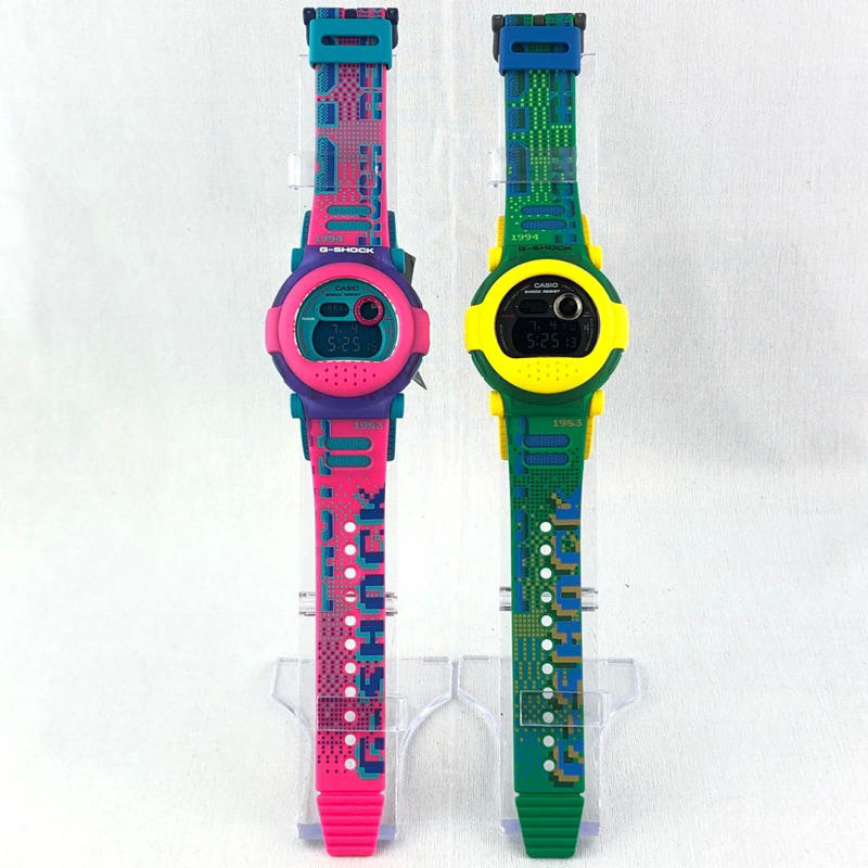 Casio G-Shock Retro 90s Video Games Pixel Pattern Series G-B001RG-3 G ...