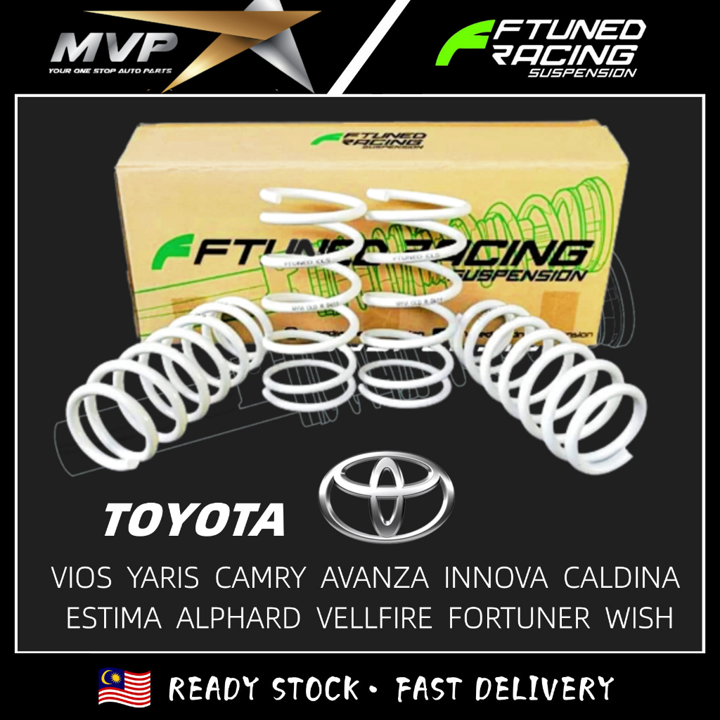 Ftuned CLS Sport Lowered Spring Toyota Vios Yaris Alphard Vellfire ...