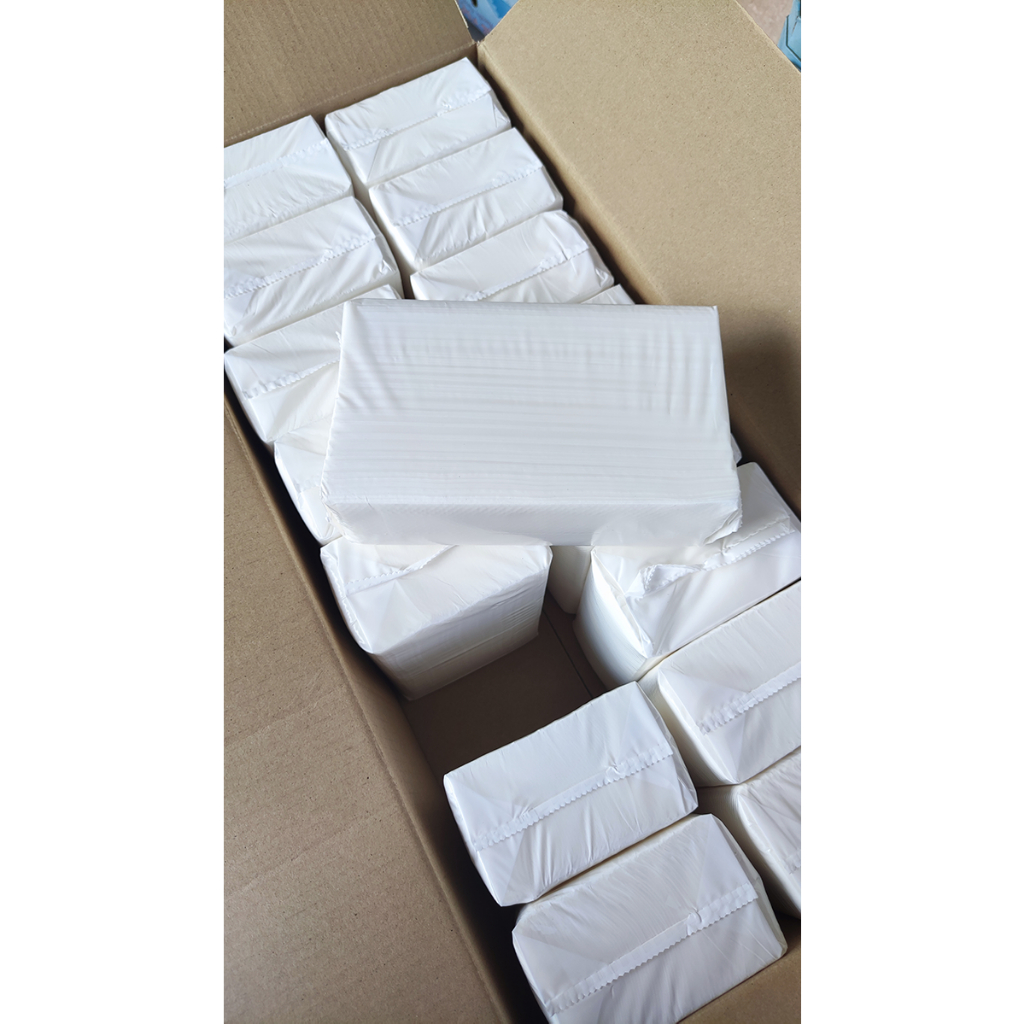 【16 Packs】M Fold Paper Hand Towel Tissue Paper 100% Virgin Pulp Refill ...