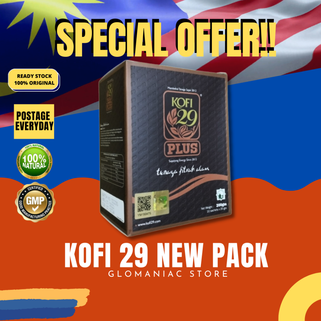 KOFI 29 PLUS ORIGINAL NEW PACKAGING PROMO 2 BOX HARGA BORONG | Shopee ...