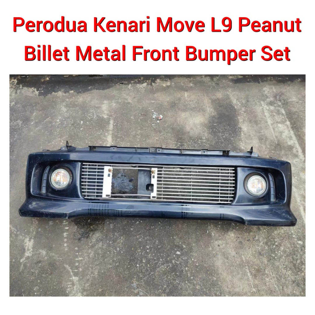 Perodua Kenari Move L9 Front Bumper With Fog Lamp & Grille Set ( Billet ...