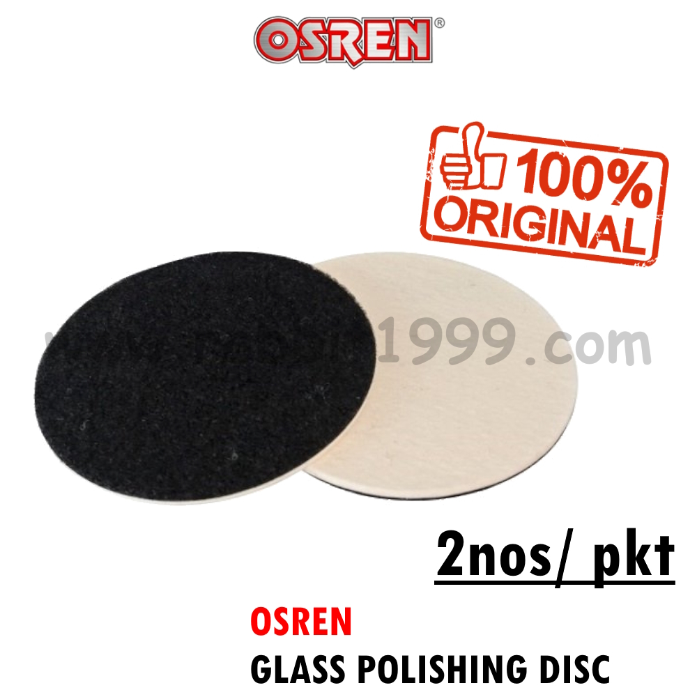 OSREN GLASS POLISHING DISC - 2 pcs/ pkt - auto detailing glass ...
