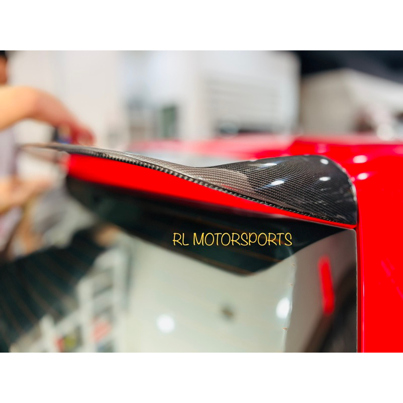 Volkswagen Golf mk6 GTI Revozport Carbon fiber rear roof top ducktail ...