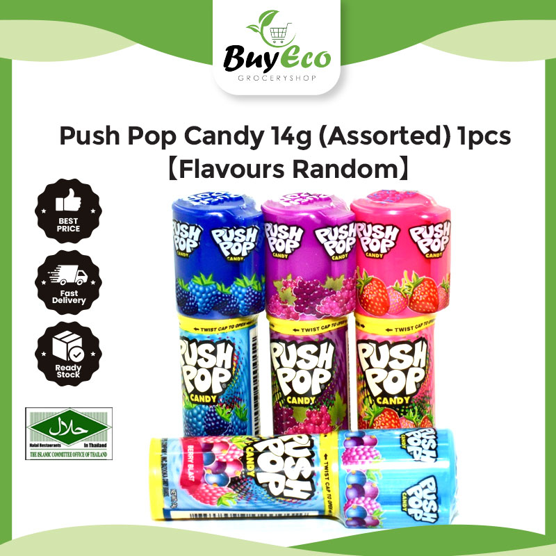Push Pop Candy 14g (Assorted) 1pcs 【Flavours Random】 | Shopee Malaysia