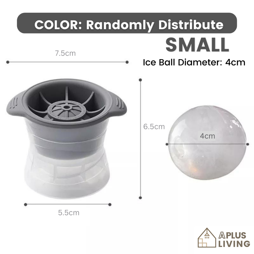 Round Ice Ball Mold Silicone Ice Ball Mold Silicone Spherical Ice Cube ...