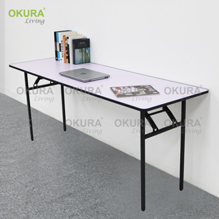 OKURA EXTRA LONG 6ft Banquet Table / Foldable Table / Meja Banquet ...