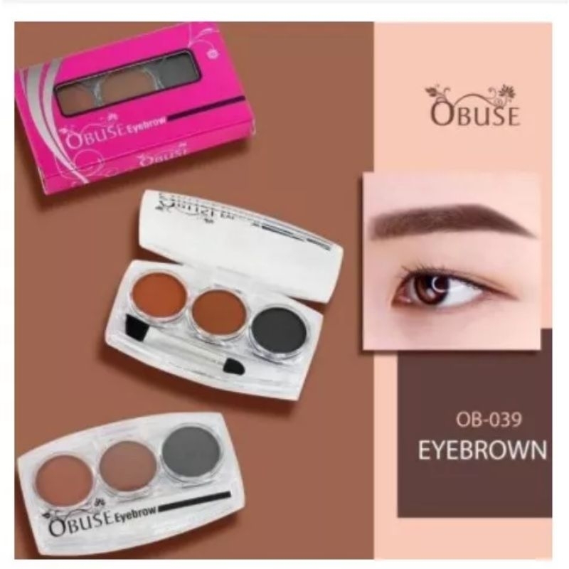 Obuse Eyebrow 3 Color in 1 Box [MSS] 1 PCS | Shopee Malaysia