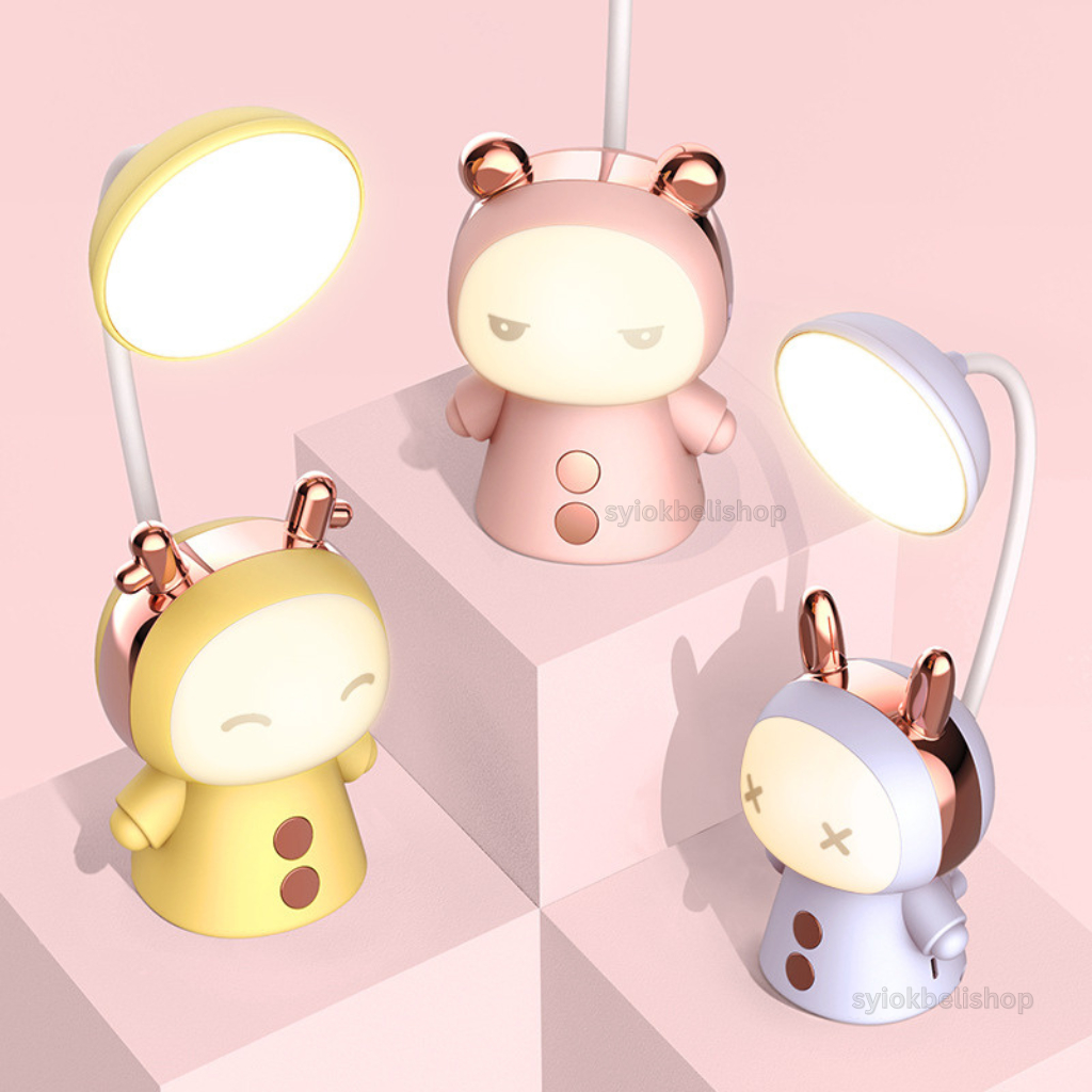 Cute Table Lamp Rechargeable Night Lamp Lampu Meja | Shopee Malaysia
