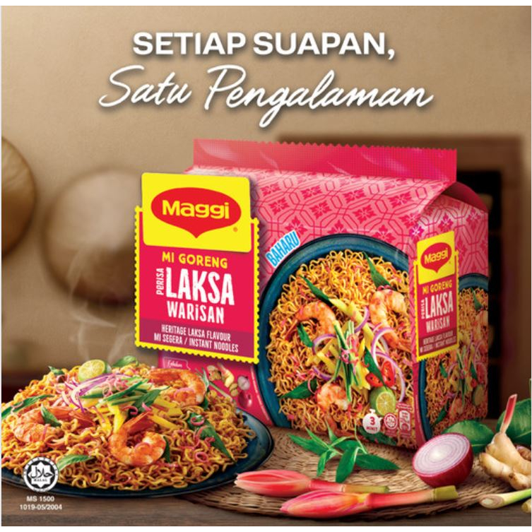 MAGGI MI GORENG LAKSA WARISAN 5x78GM | Shopee Malaysia