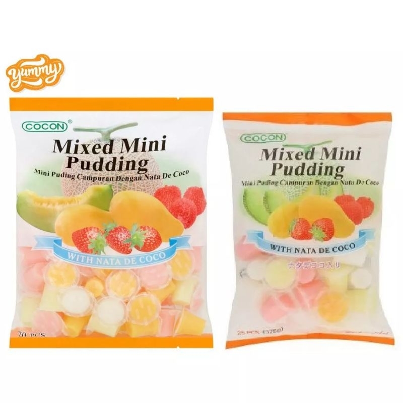Cocon Mixed Mini Pudding with Nata De Coco 70pcs/25pcs | Shopee Malaysia