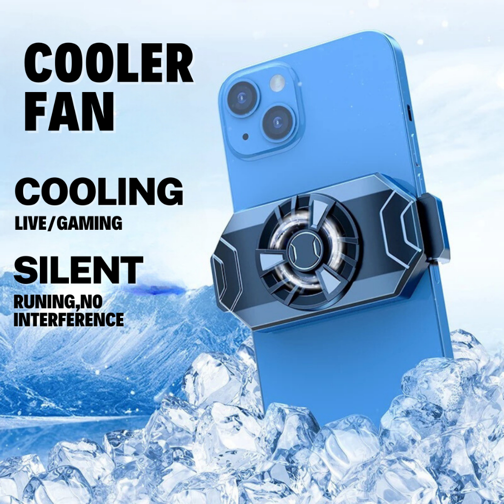 S1 Mobile Phone Radiator Fan PUGB Game Portable Controller Cooling Fan ...