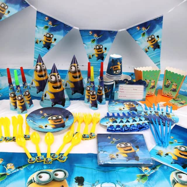 [M'SIA READY STOCK] Minions theme party supplies Birthday decoration ...