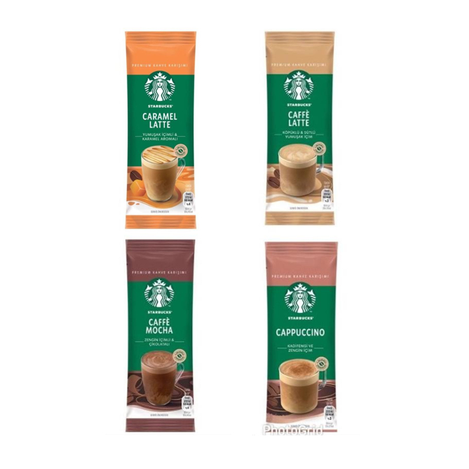 STARBUCKS Instant Coffee Mix / Serbuk Kopi Campuran 14gm ( Caramel ...